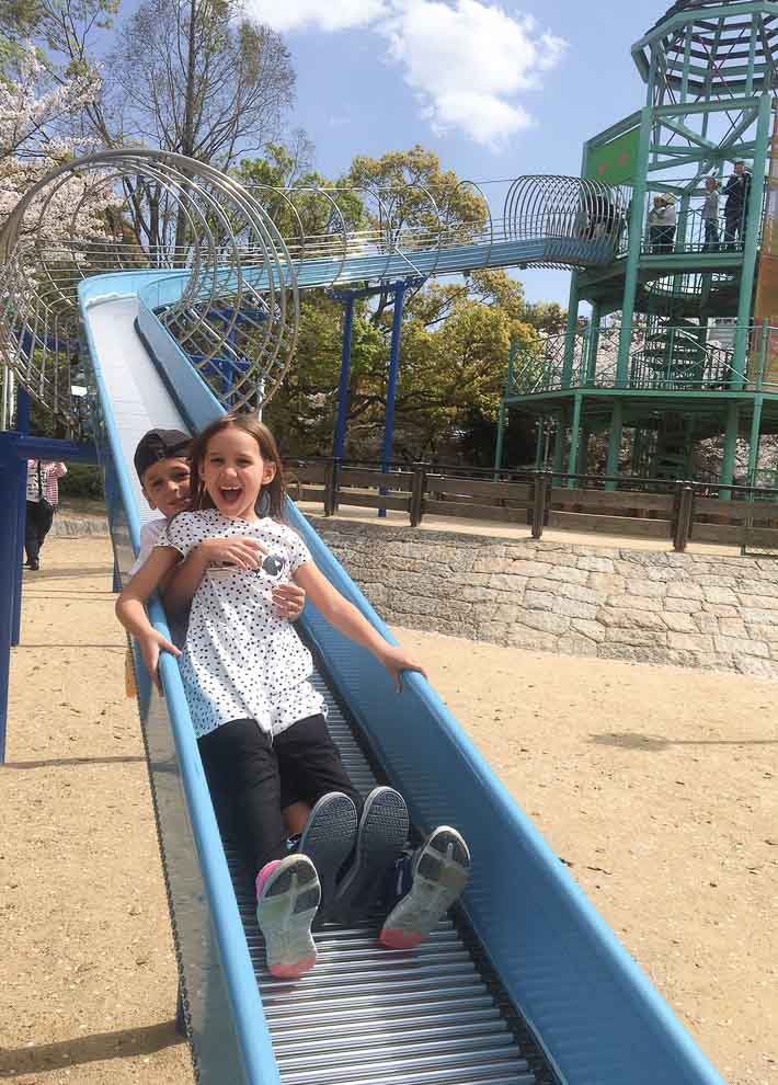 Sakura, Slides And Steak In Osaka - Happy Go KL